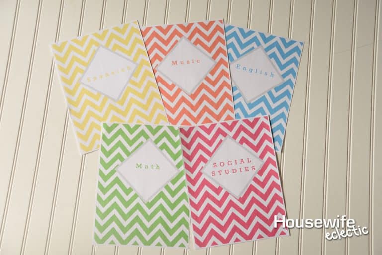 Easy DIY Back To School Ideas - Housewife Eclectic