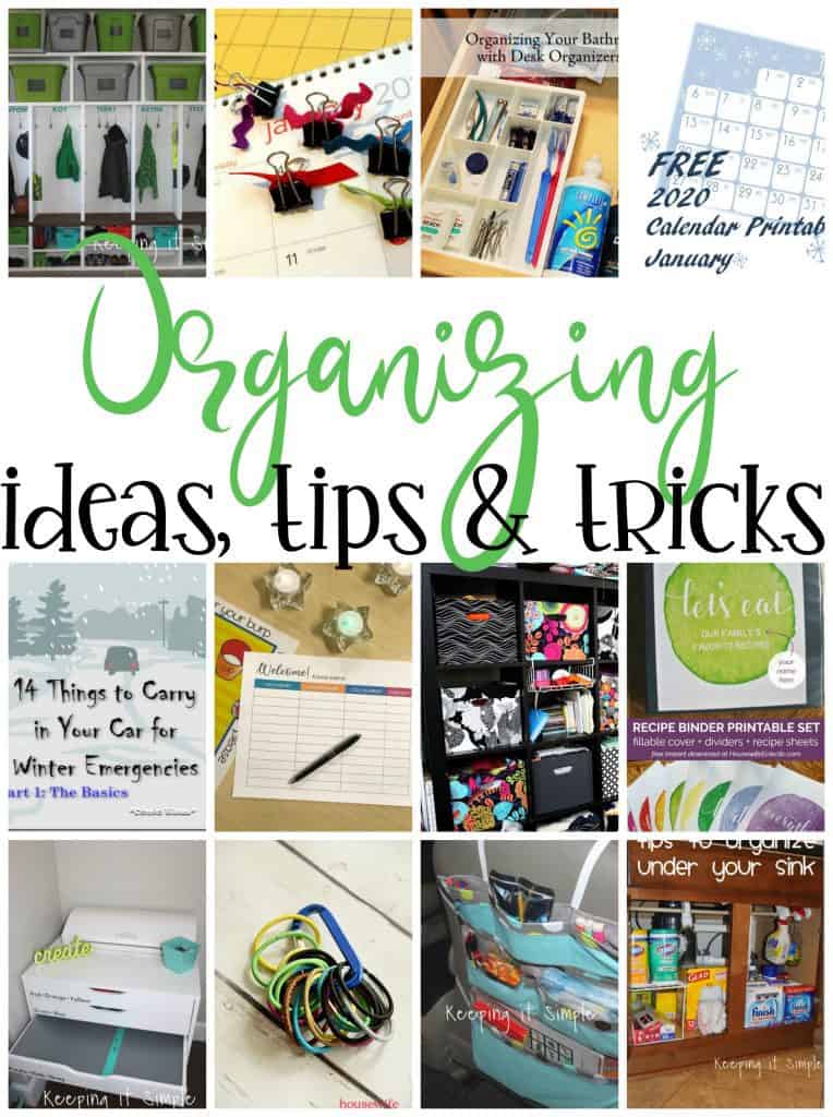 Organizing Ideas, Tips and Tricks - Housewife Eclectic
